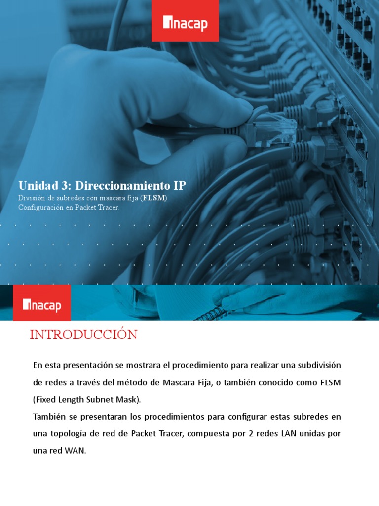 UNIDAD 3.1.1 - División de Redes FLSM | PDF | Dirección IP ...