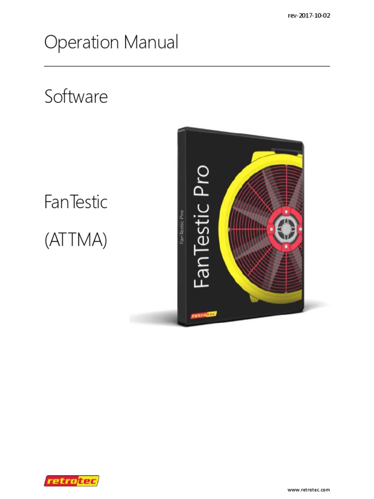 Manual For Fantestic Attma Software | PDF | Calibration | Installation ...