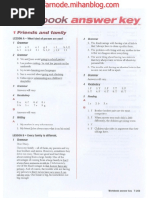 Interchange 3 - Workbook Answer Key - 5th Ed | PDF