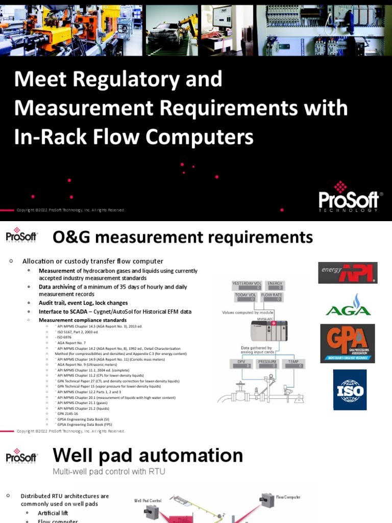 ProSoft Flow Computer Overview - 2022 | PDF | Automation | Telecommunications