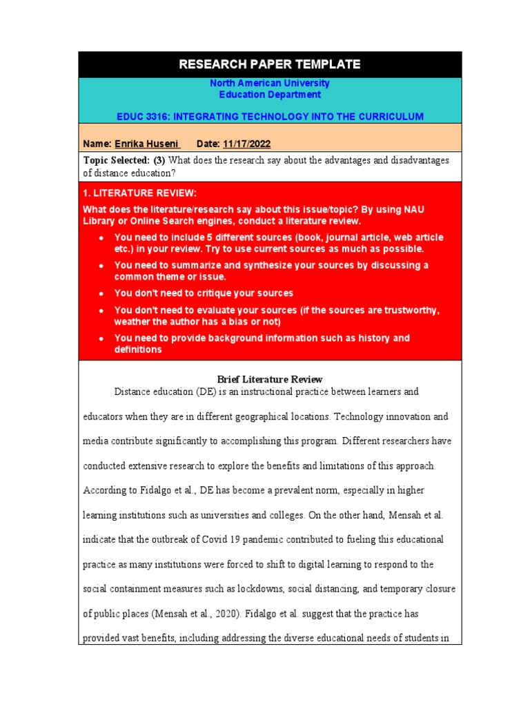 Distance Education Pros & Cons | PDF | Distance Education | Learning