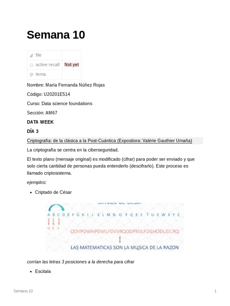 Semana 10 | PDF | Criptografía | La seguridad informática