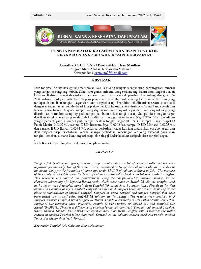 Jurnal Kompleksometri | PDF