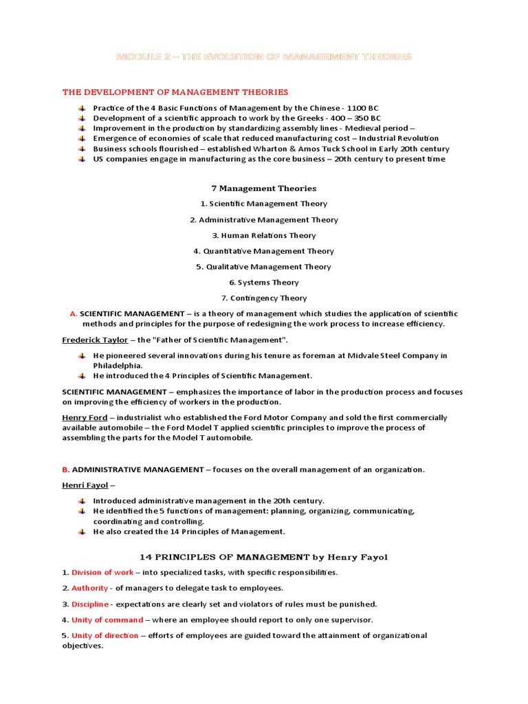 Management Theories and Case Study | PDF | System | Business