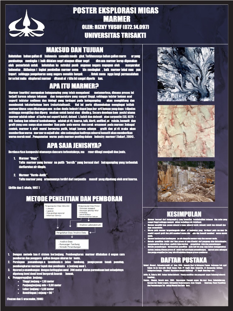 Poster Eksplorasi Migas | PDF