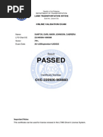 LTO Official Receipt | PDF | Receipt | Transport