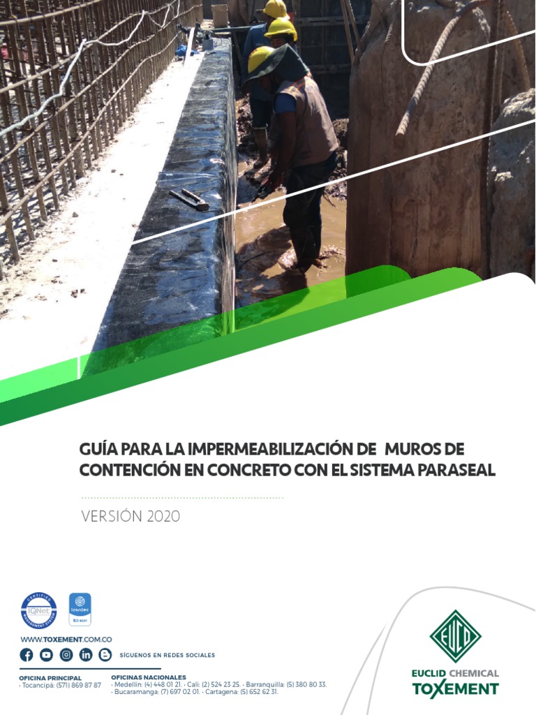 Impermeabilizacion Muros de Contencion Concreto Con Sistemas Paraseal ...