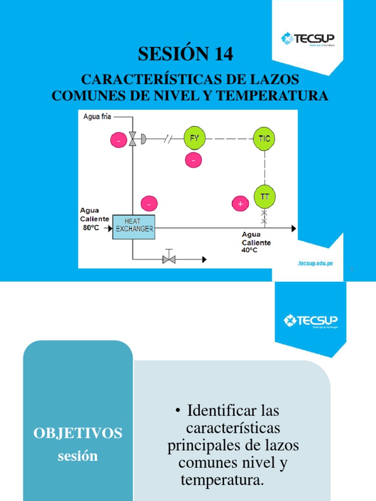 Sesión 14 Lazos de Control de Nivel y Temperatura | PDF