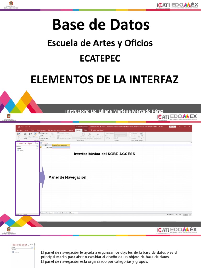 Interfaz | PDF | Bases de datos | Edad de información