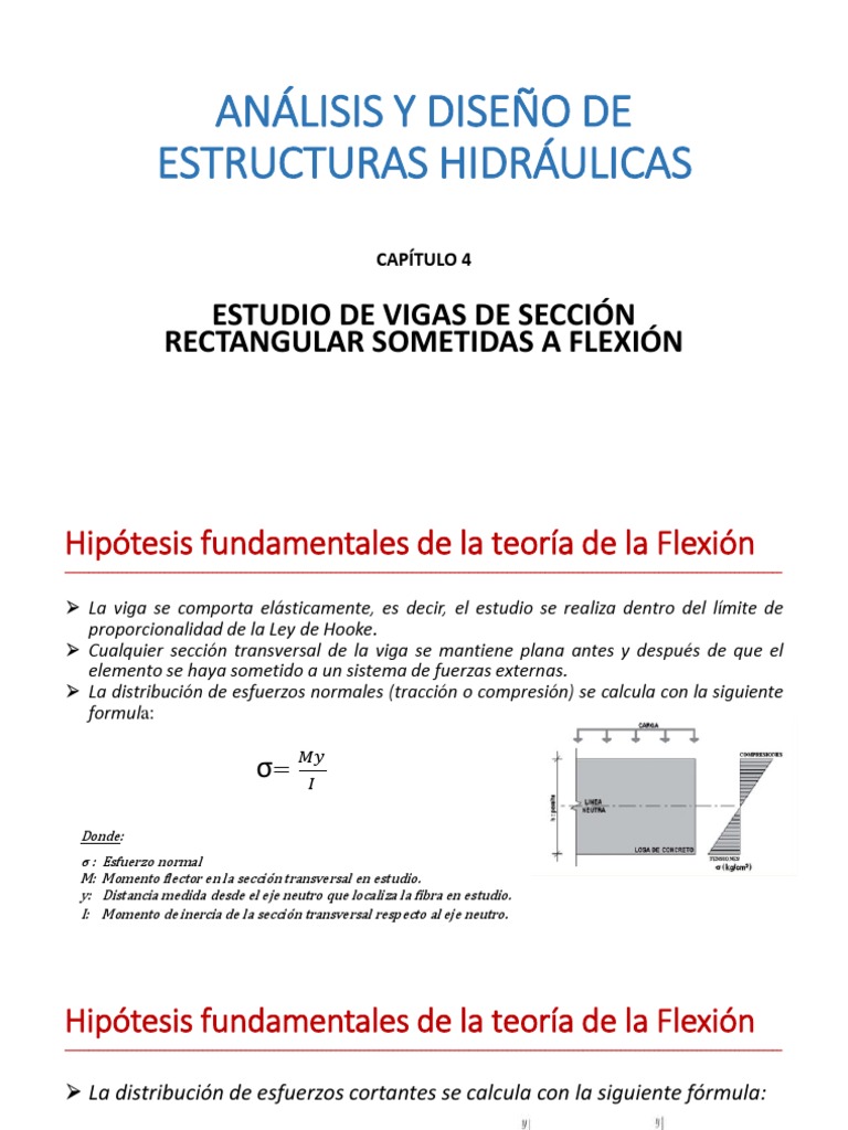 Ec411 Capítulo 4a Vigas Rectangulares | PDF