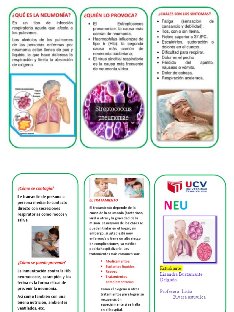 Triptico Neumonia | PDF