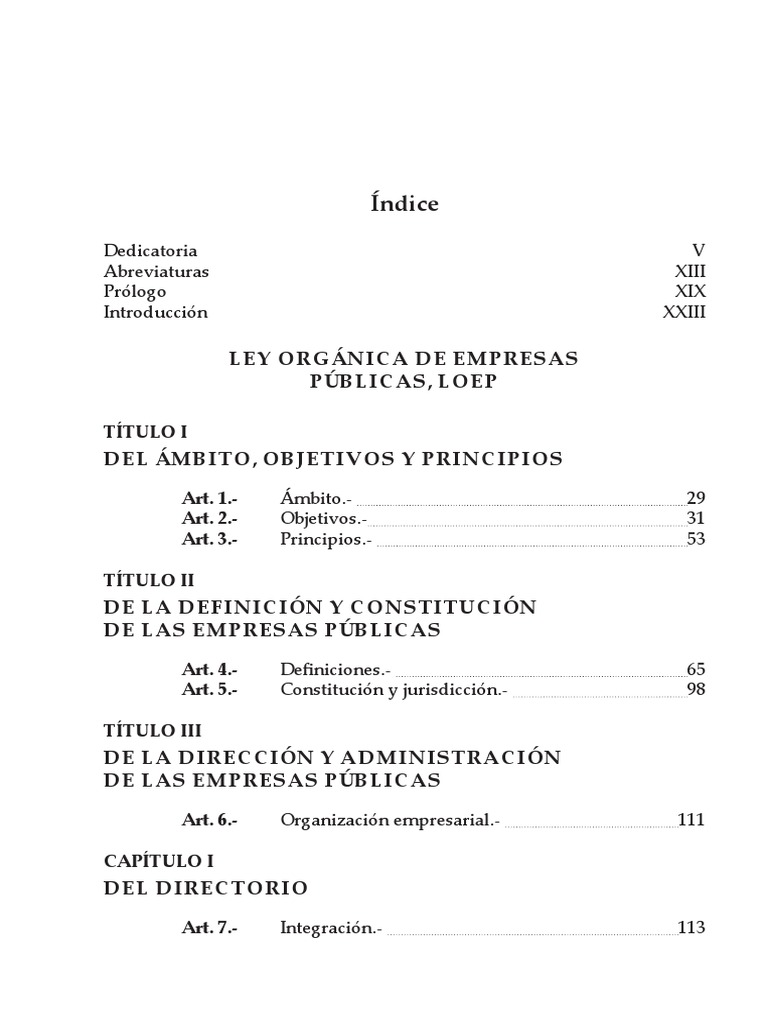 Comentarios A La Ley de Empresas Públicas | PDF | Empresa de propiedad ...
