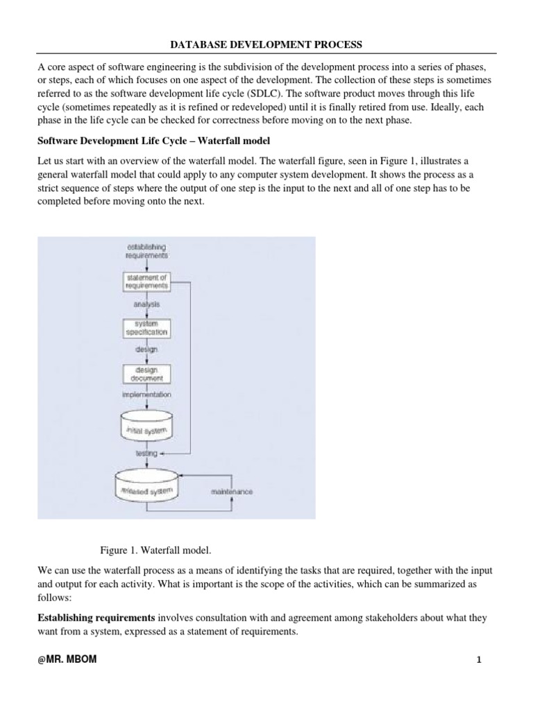 Database Development Process | PDF | Databases | Relational Model