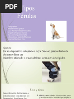 Tipos de férulas y sus indicaciones | PDF | Codo | Tobillo