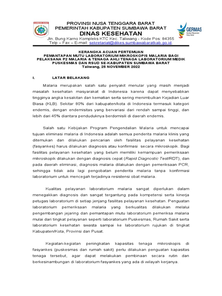 TOR Pelatihan ATLM 2022 | PDF