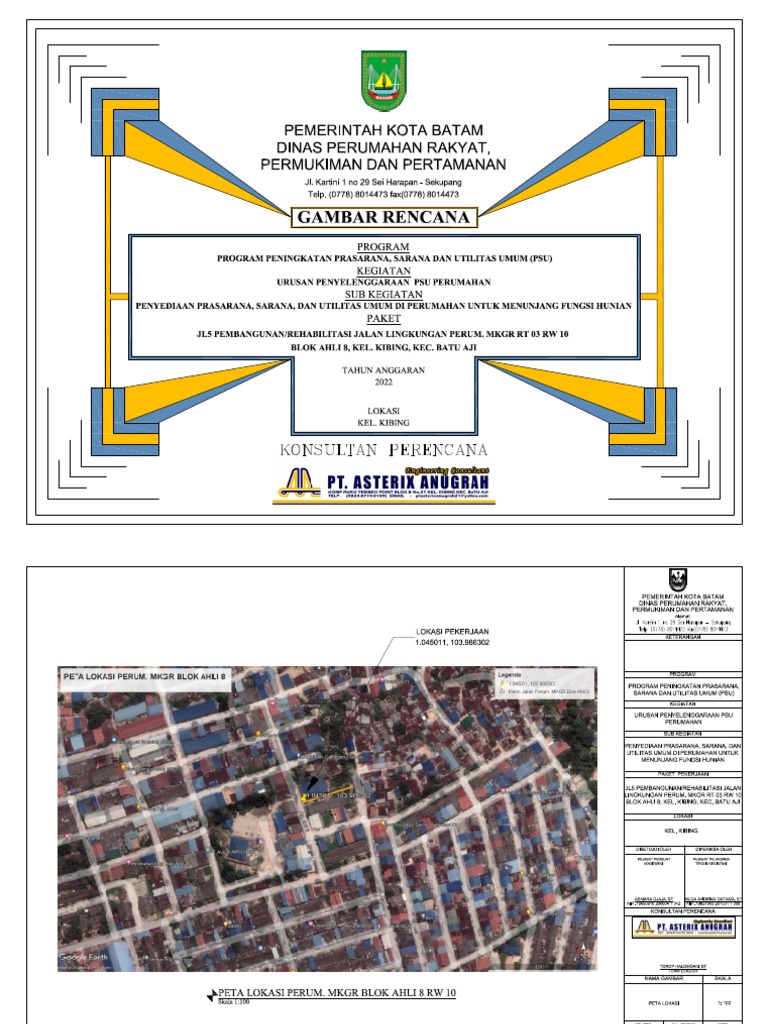 JL5 Jalan Lingkungan Perum MKGR Blok Ahli 8-REV 2 | PDF