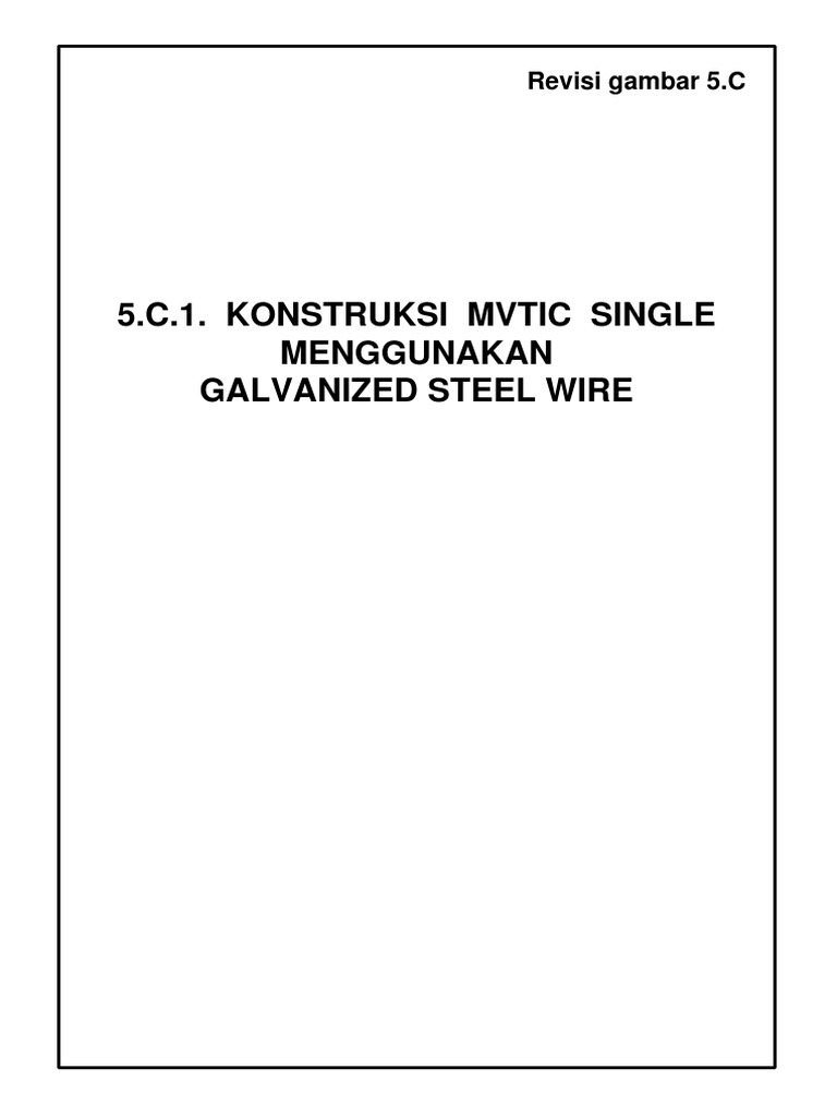 Konstruksi Kabel MVTIC 20 kV | PDF | Manufactured Goods | Materials
