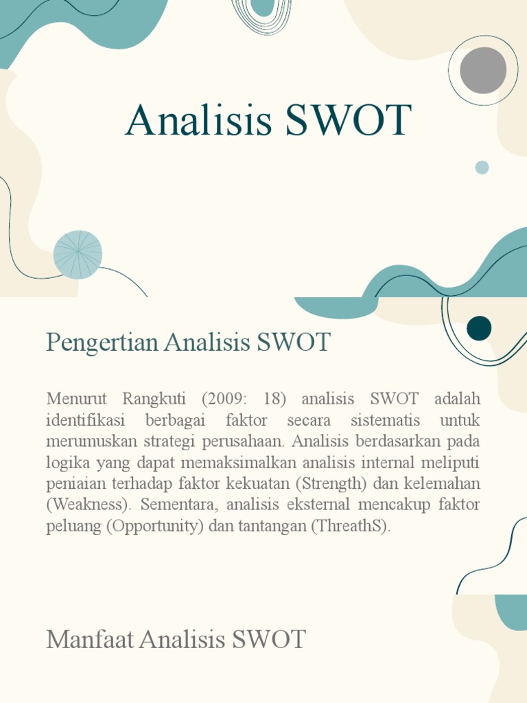 Perhitungan Analisis SWOT 1 | PDF