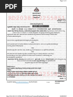 Study Certificate Kannada Format | PDF