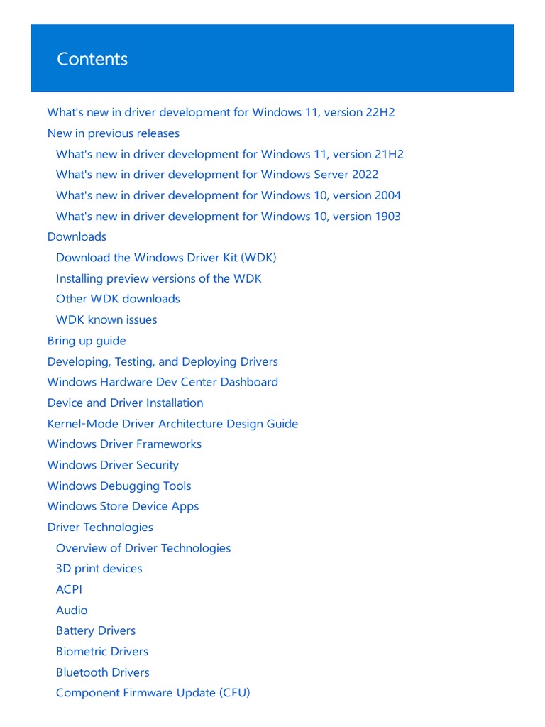 What's New in Driver Development For Windows 11, Version 22H2 ...