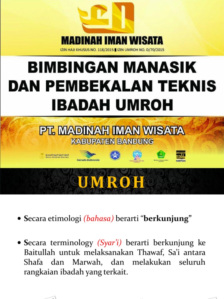 Panduan Lengkap Manasik Umroh | PDF