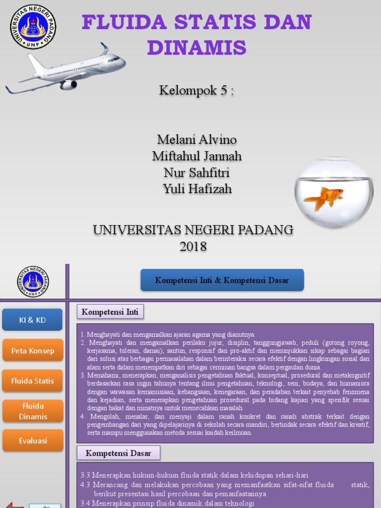 Hukum Fluida: Statik dan Dinamis | PDF