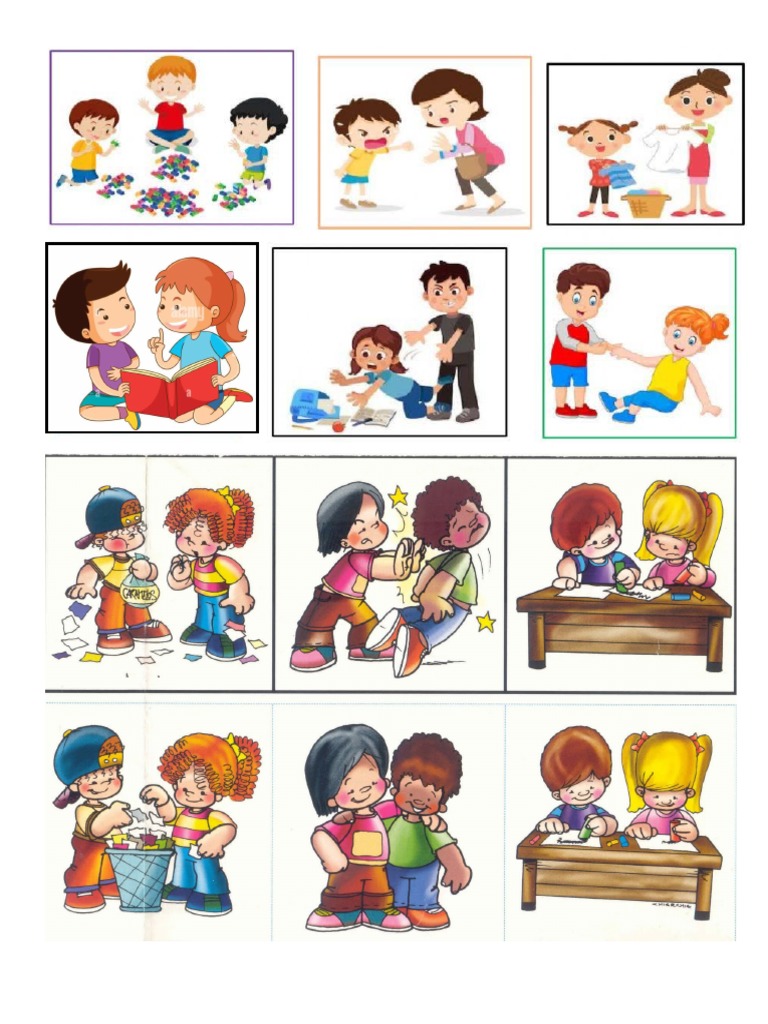 Buenas y Malas Acciones de Los Niños | PDF