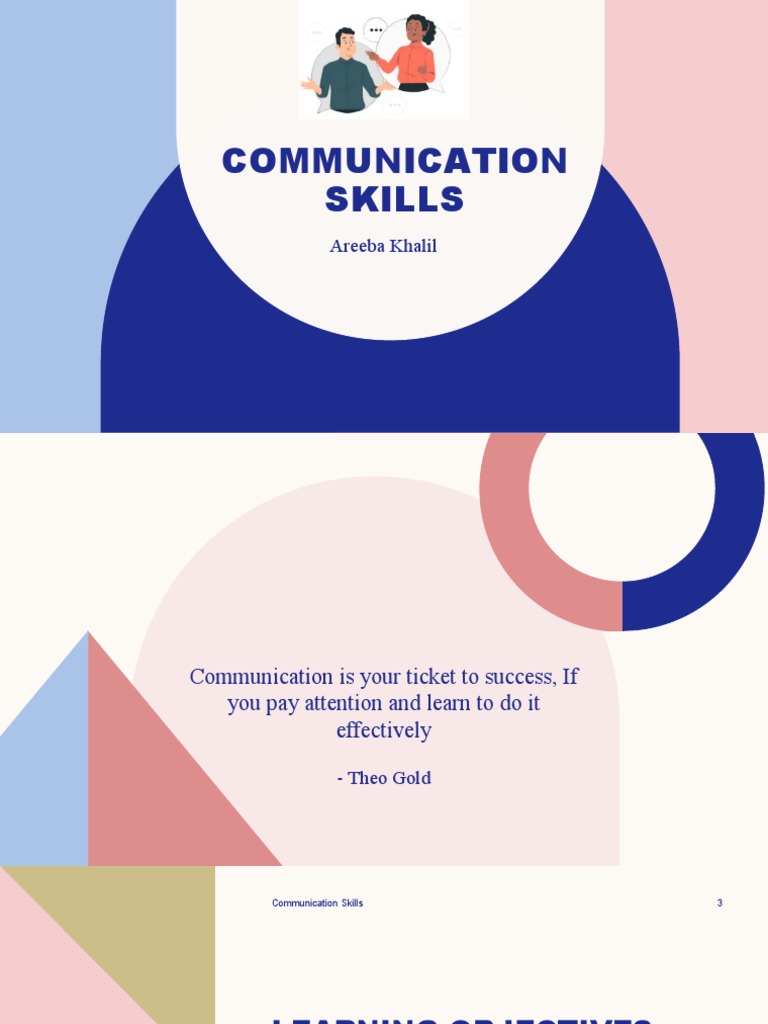 Communication Skills | PDF | Communication | Nonverbal Communication