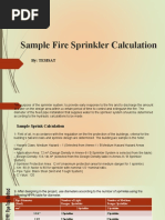 Fire Protection Hydraulic Calculation | PDF | Fire Sprinkler System | Pump