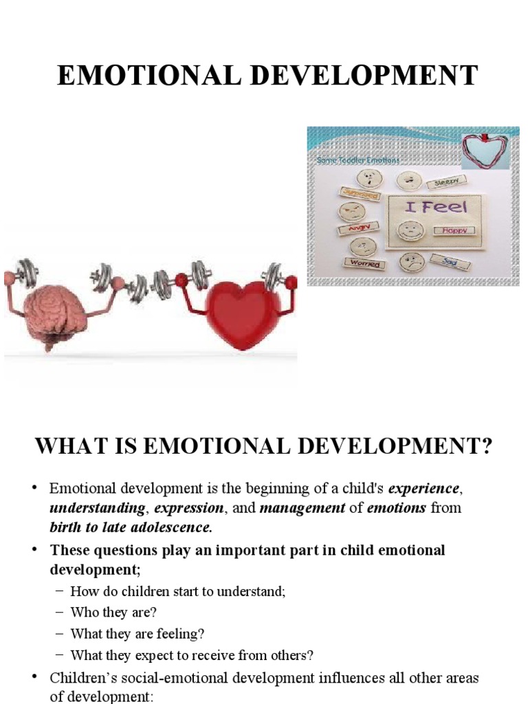 Emotional Development | PDF | Emotions | Child Development