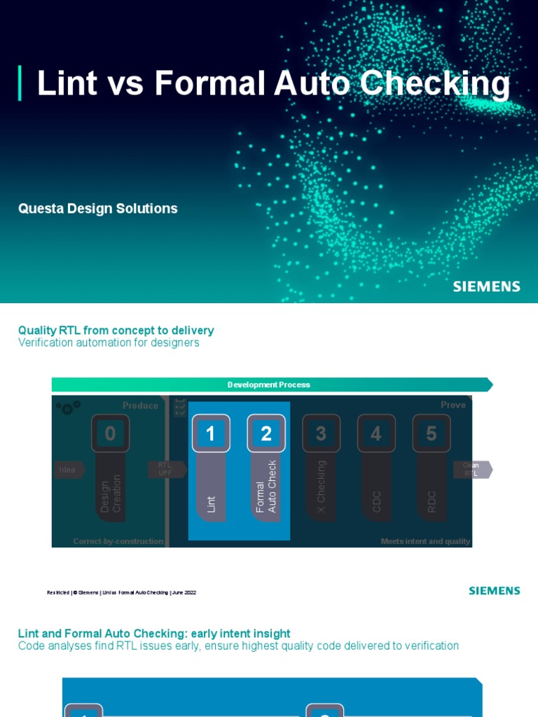 Webinar Questa Lint Vs Questa Formal Autocheck Kcampbell | PDF | Verification And Validation ...