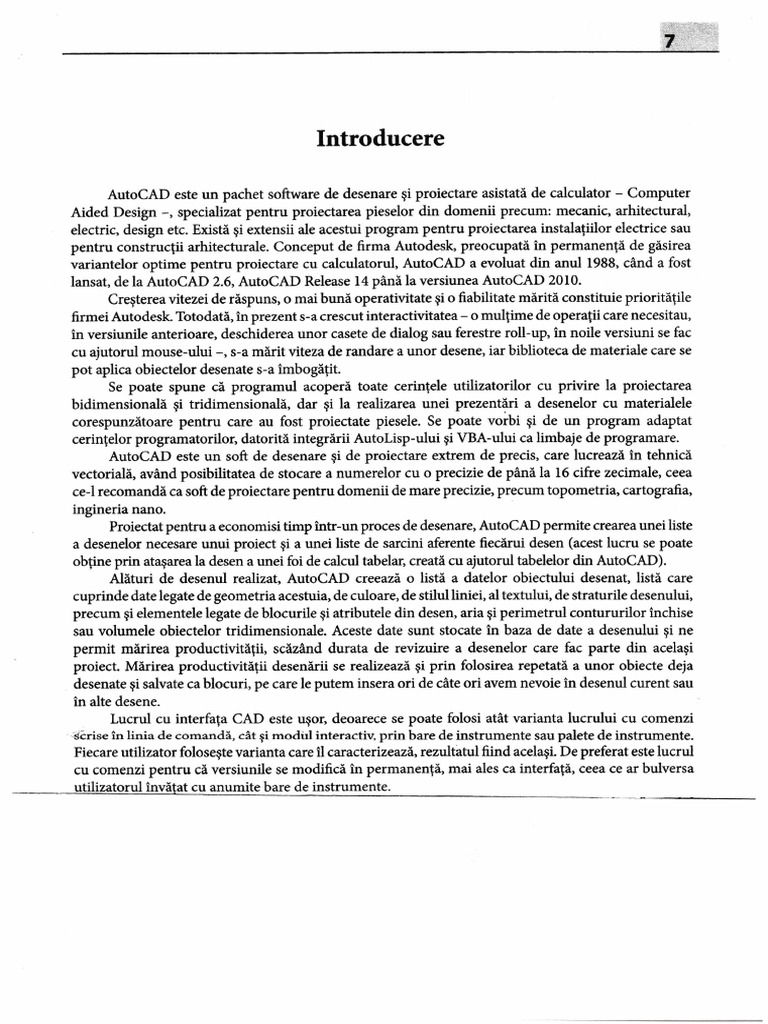 Capitolul 1 Interfata AutoCAD | PDF