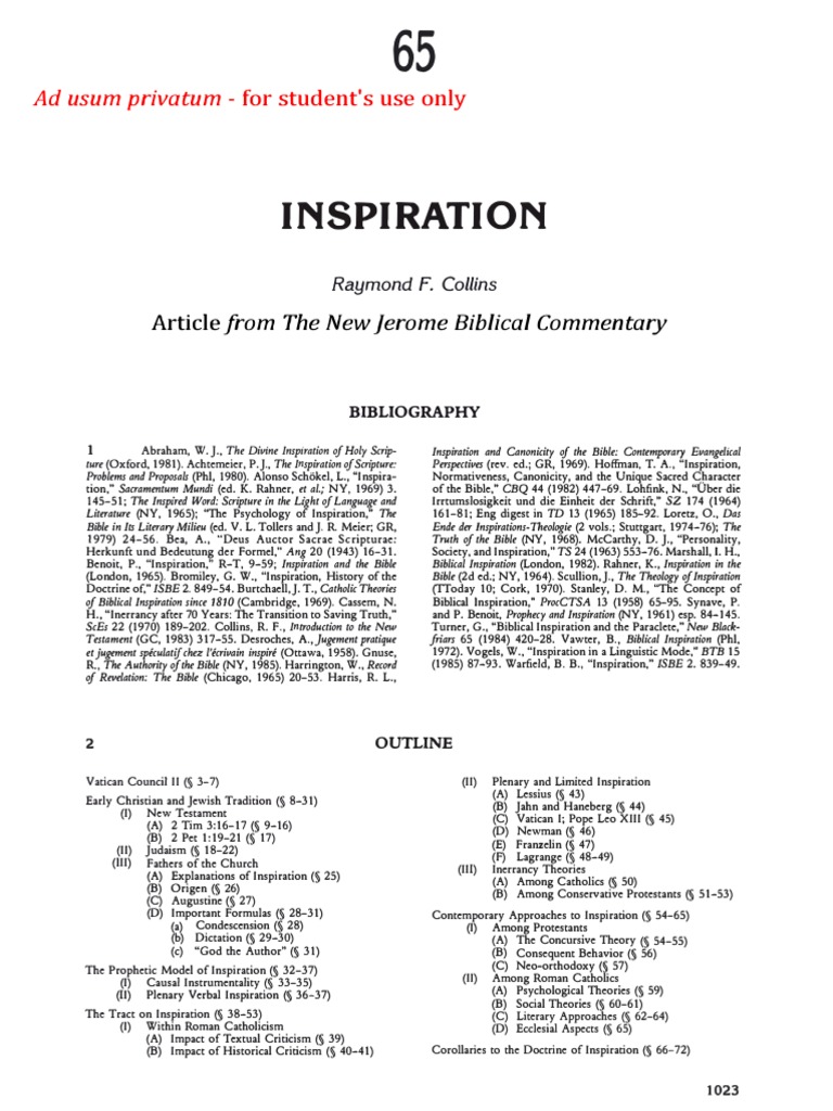 Inspiration NJBC | PDF
