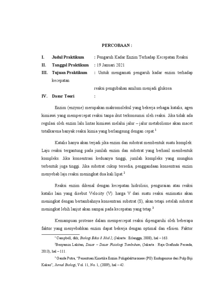 ENZIM | PDF | Sains & Matematika