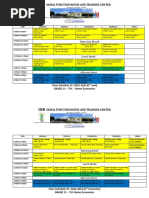 Class Schedule Sy 2022 2023 g11 Shs | PDF | Science