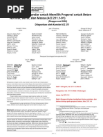 Sni Mix Design Beton 2012 | PDF