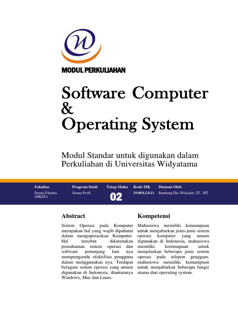 Materi 2 - Software Dan Operating System | PDF