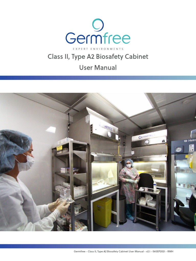 BBF Germfree Class II Type A2 User Manual v2.1 | PDF | Manufactured ...