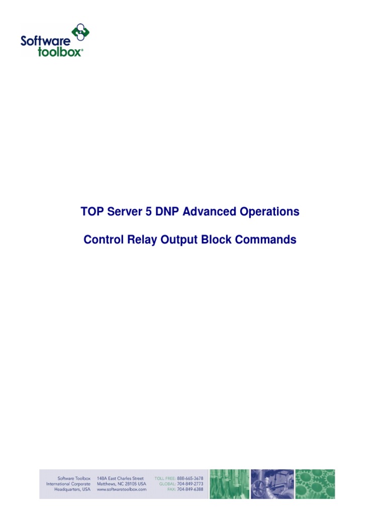 DNP3 AdvancedOperation CROBCommands | PDF | Bit | Server (Computing)