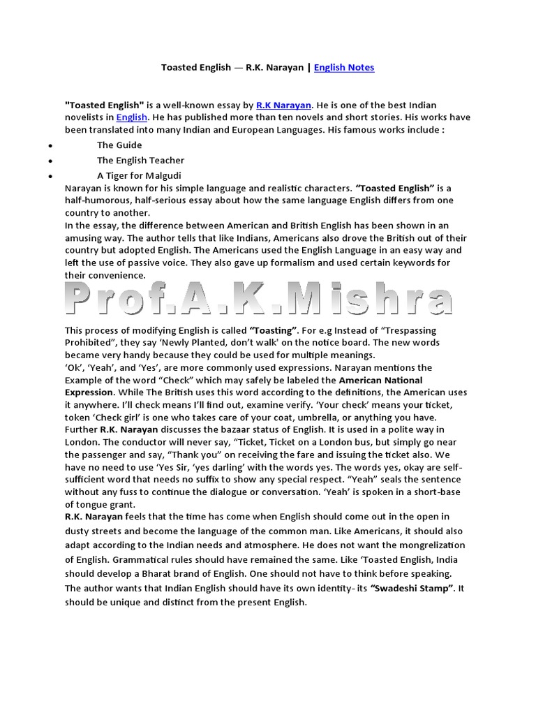 Toasted English 1st B.tech 2023 UNIT-1 | PDF | English Language | Humour