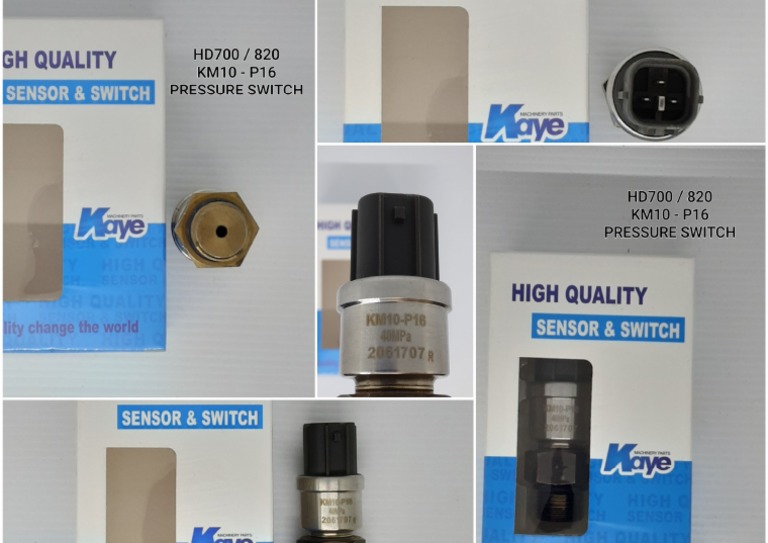 KM10-P16 Pressure Switch HD700 | PDF