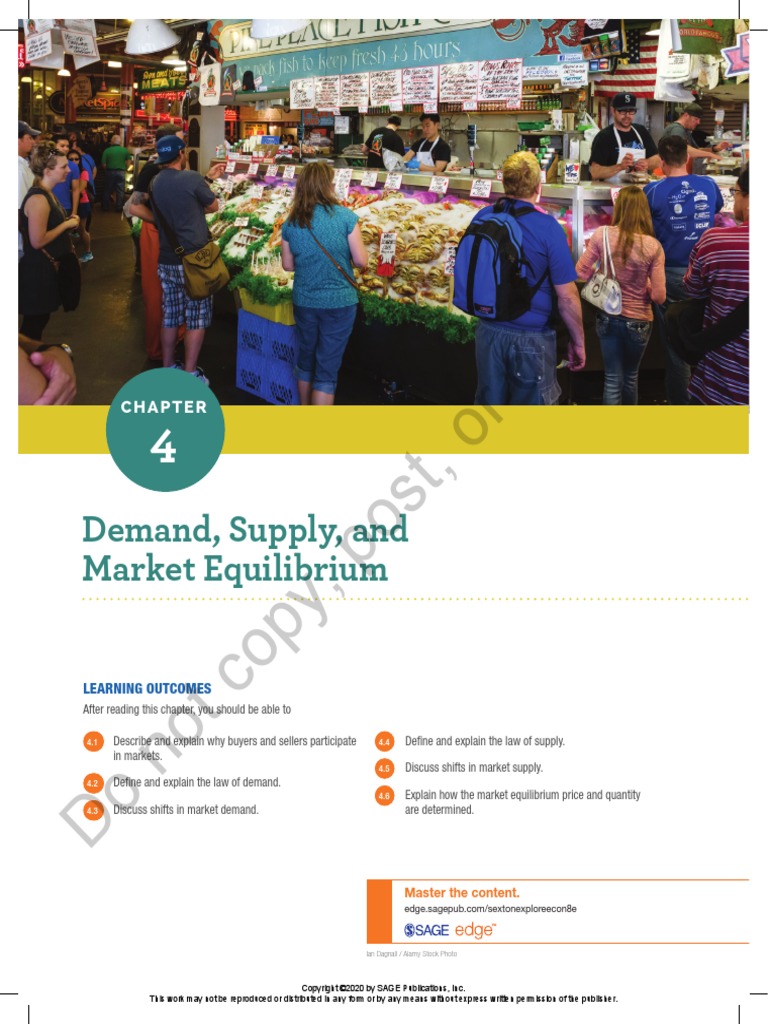 Chapter 4 Demand, Supply, and Market Equilibrium | PDF | Supply And Demand | Demand Curve