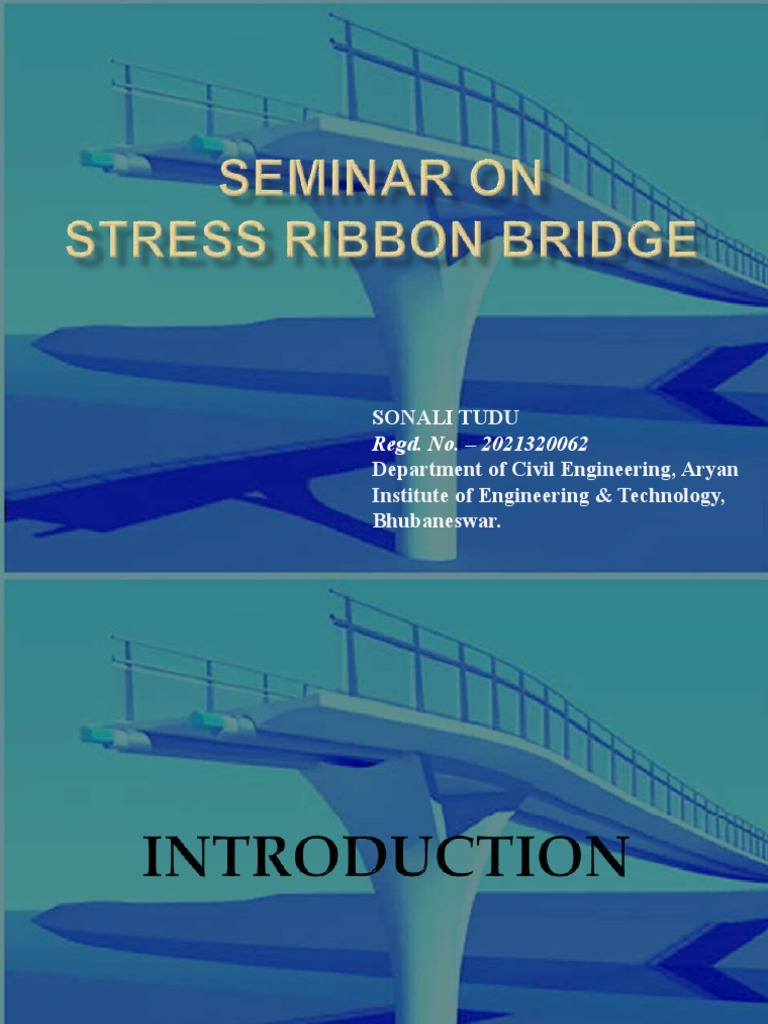 Stress Ribbon Bridge | PDF | Technology & Engineering