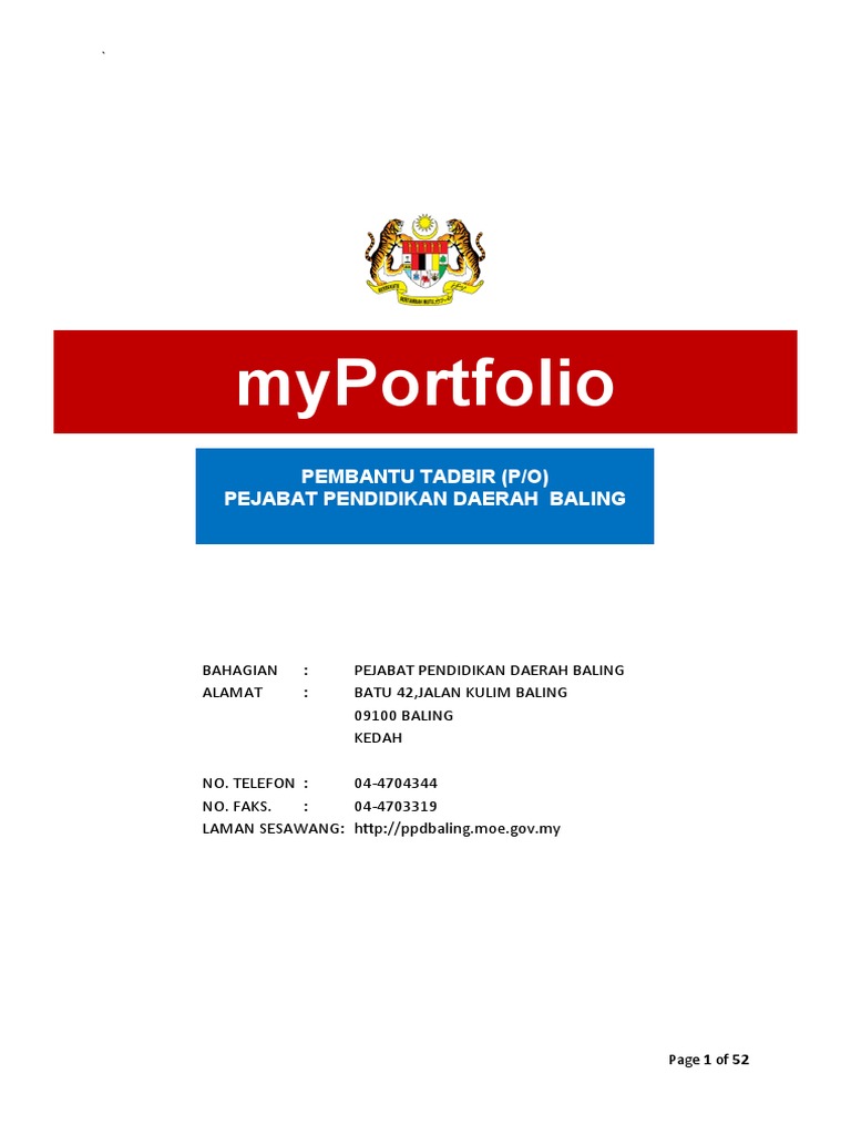 My Portfolio TEMPLATE | PDF