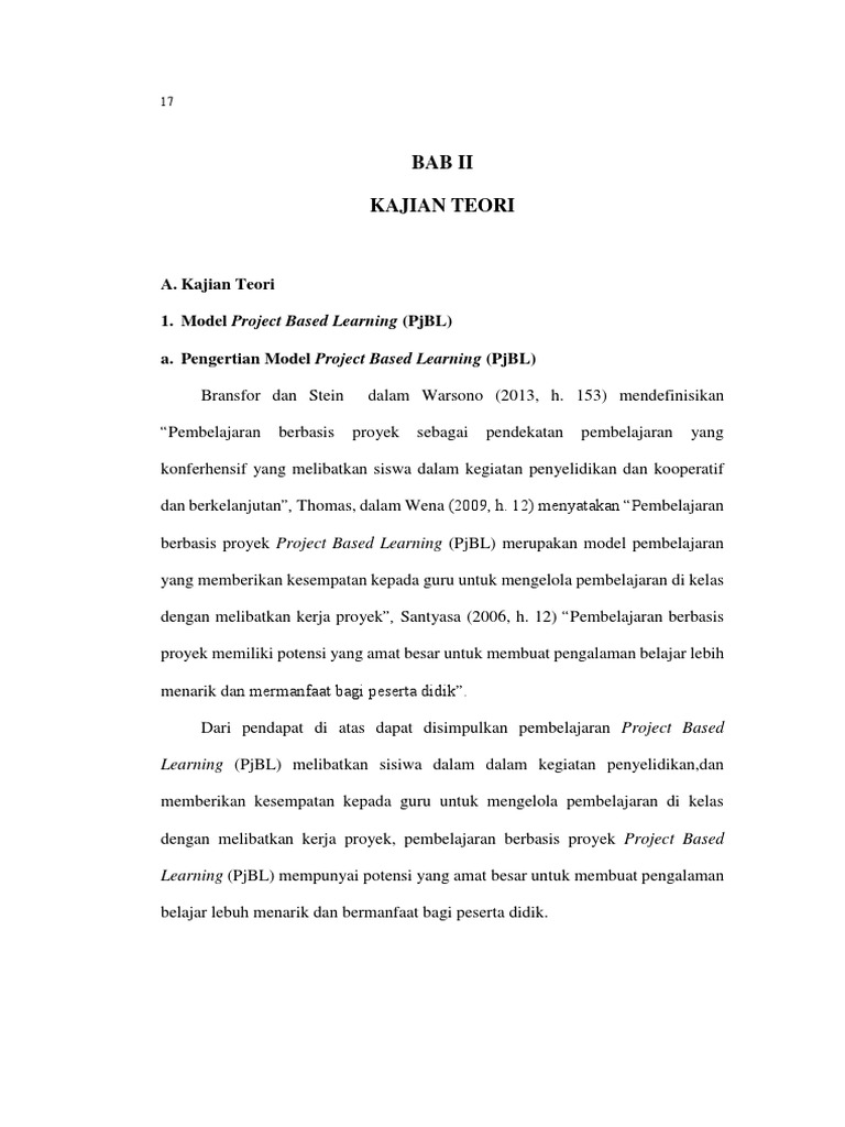 Model Pembelajaran PJBL | PDF | Seni