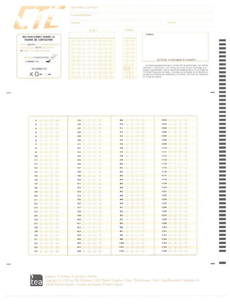 Qdoc - Tips Hoja Respuestas CTC | PDF