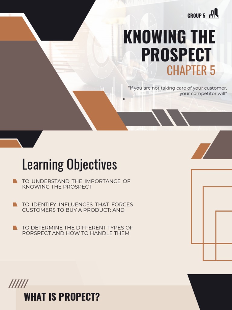 Understanding Sales Prospects and Motivations | PDF | Sales | Psychology