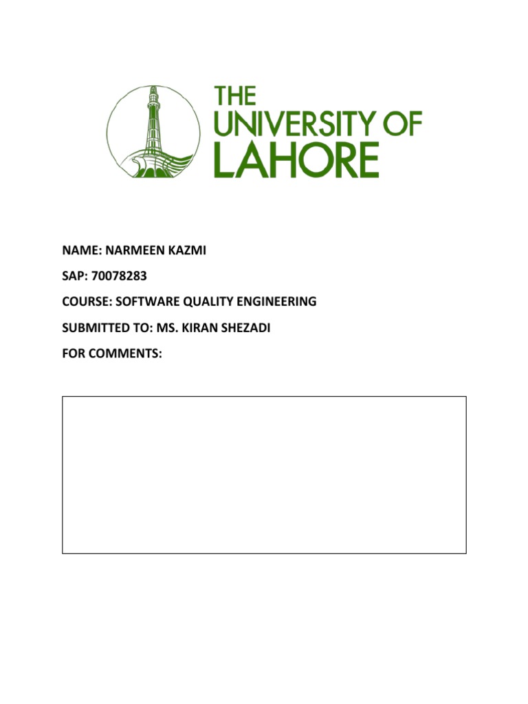 Sqe A1 Pdf Computer Engineering Computer Science