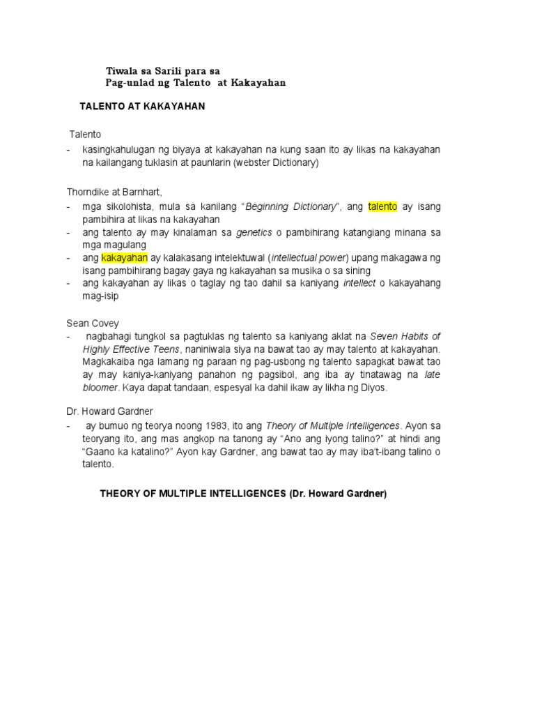 Tiwala Sa Sarili para Sa..... - Esp g7-8 2 | PDF Tiwala Sa Sarili para Sa..... - Esp g7-8 2 | PDF