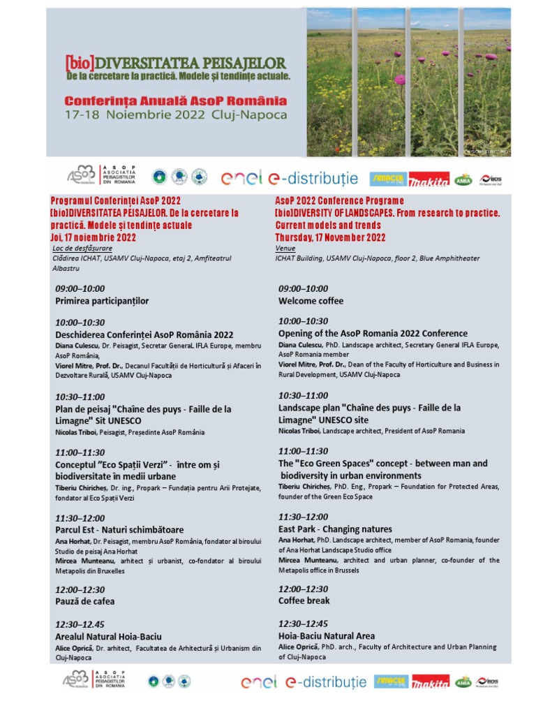 Program - CONFERINTA - ASOP - 2022 - Print | PDF